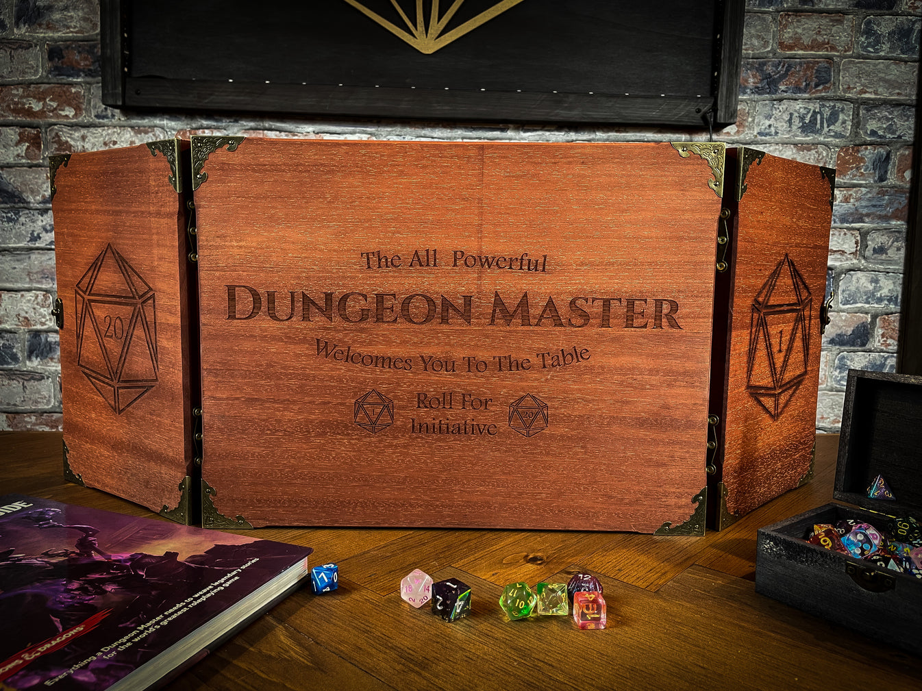 Wooden Dungeon Master Screen - All Powerful Dungeon Master - Fandomonium