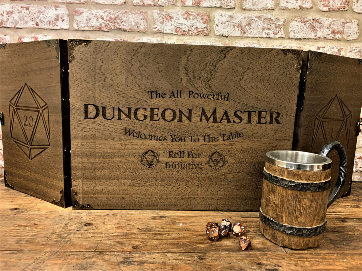 Wooden Dungeon Master Screen - All Powerful Dungeon Master - Fandomonium